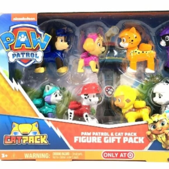 Paw Patrol | Toys | New Paw Patrol And Cat Pack 8 Piece Figure Set ...